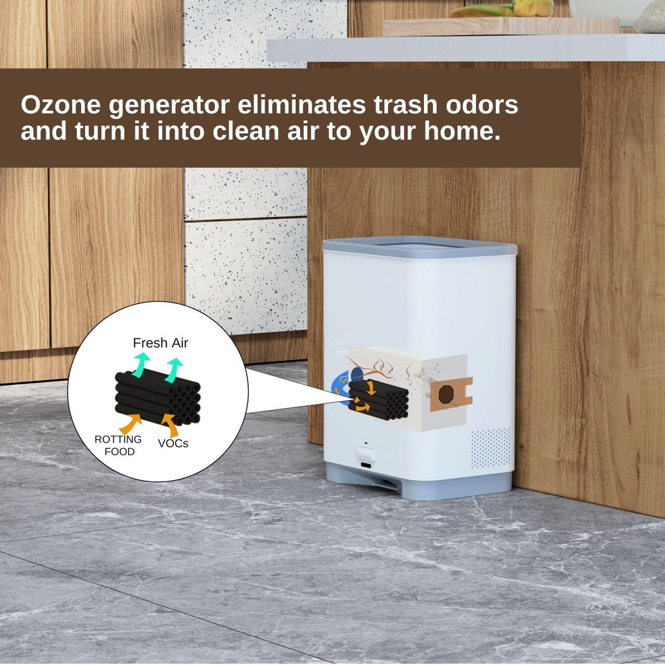 Touchless Vacuum Automatic Dustpan Cleaner Stationary Corded Canister ...