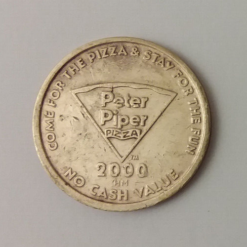 Peter Piper Pizza 2000 Rocky Arcade Game Token 24mm | eBay