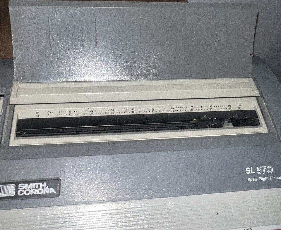 PARTS OR REPAIRS Smith Corona SL 570 Typewriter Spell-Right Dictionary ...