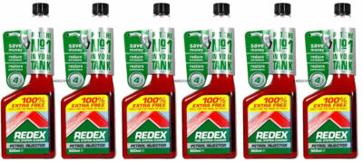 6 X Redex Petrol System Cleaner Fuel Injector Treatment Car Exhaust ...