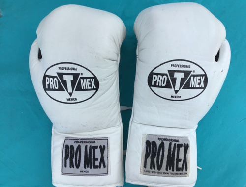 Pro Mex Professional Title Boxing Gloves - White/Black | eBay