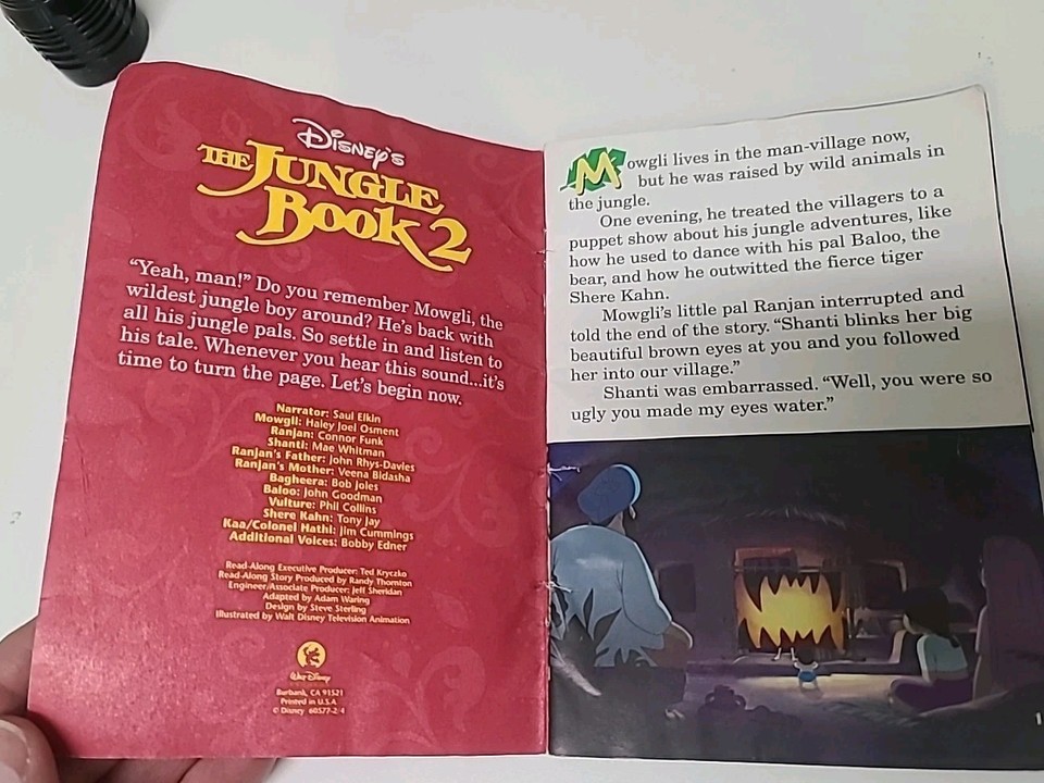 Disney's The Jungle Book 2 Read-Along Book and CD 763420026| eBay