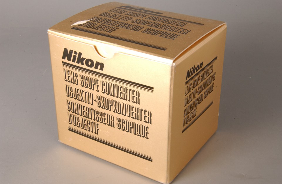 NIKON OVP Box 4 Lens Scope Converter Objektiv Konverter Fernrohradapter ...