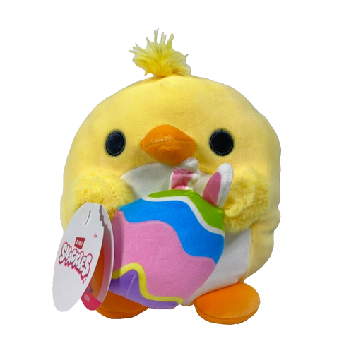 Snackles 8" Easter Plush ASH THE CHICK With Egg Stuffed Animal Zuru ...