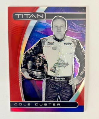 2021 Chronicles Racing NASCAR TITAN Cole Custer Red Prizm 56/99 #5 | eBay