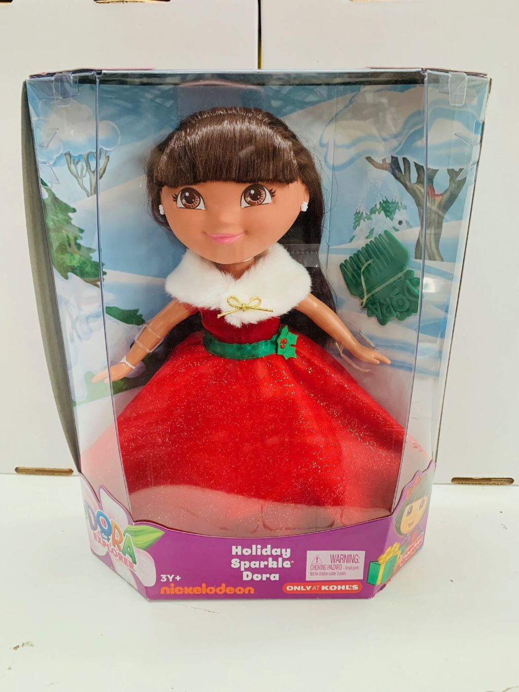 Holiday Sparkle Dora The Explorer Doll W Long Hair 2012 Collectable for ...