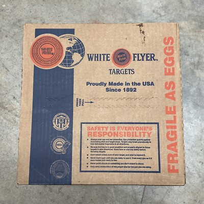 White Flyer Bio Clay Targets 90 CT Orange Too Skeet Trap - Some May Be ...