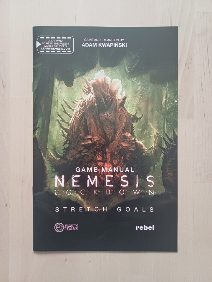 Nemesis Lockdown Stretch Goals Box & UV Spot Insert Miniatures Board Game 2022 | eBay