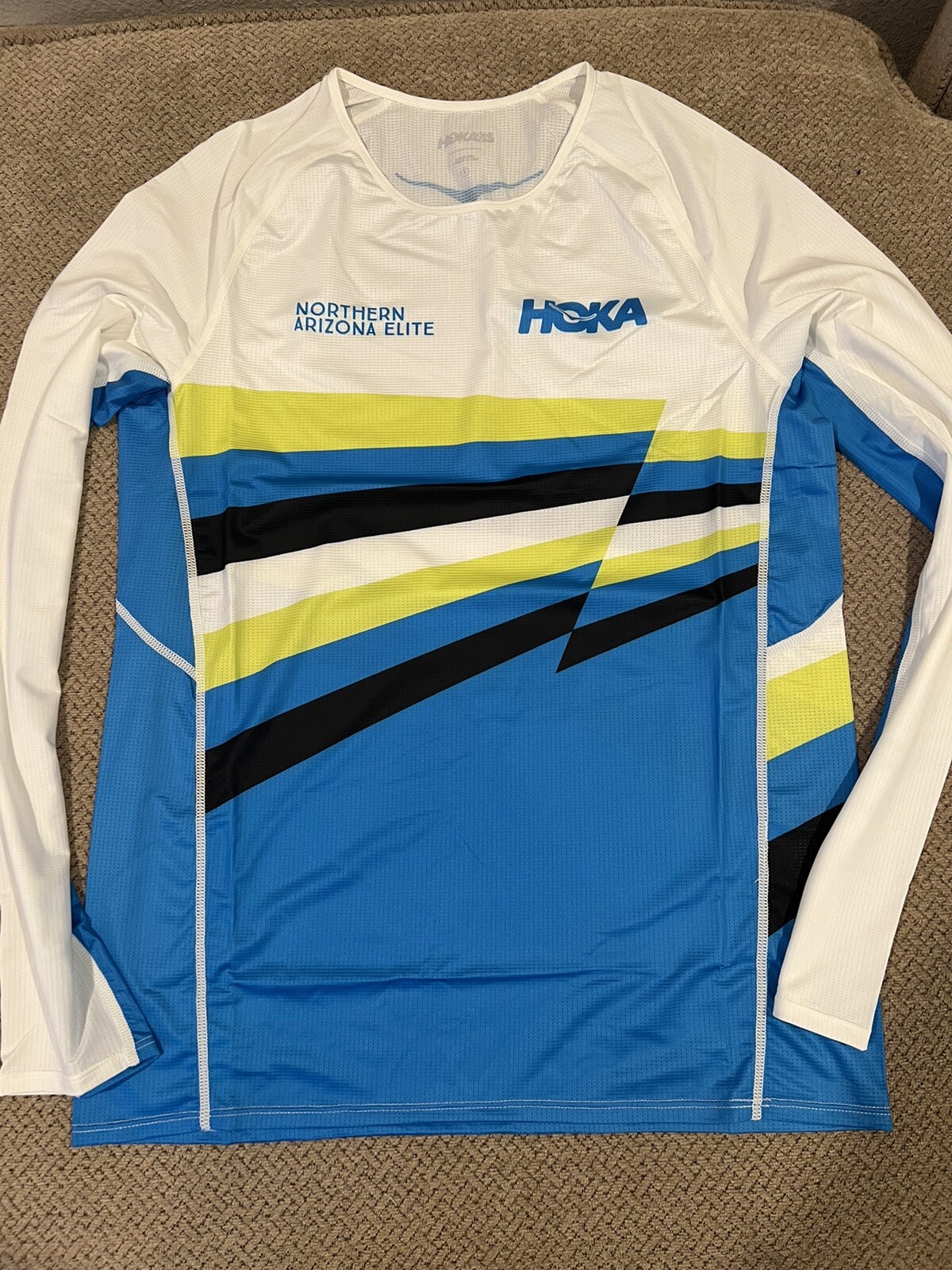 Mens Hoka one one Pro Elite running shirt Lightweight Long Sleeve Top ...