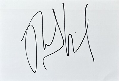Richard Kind Signed In Person 4x6 Index Card In Top Loader | eBay