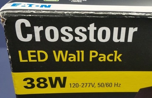 Eaton Lumark XTOR4B-W Crosstour 38W LED Wall Pack 4000K 120/277V Bronze ...