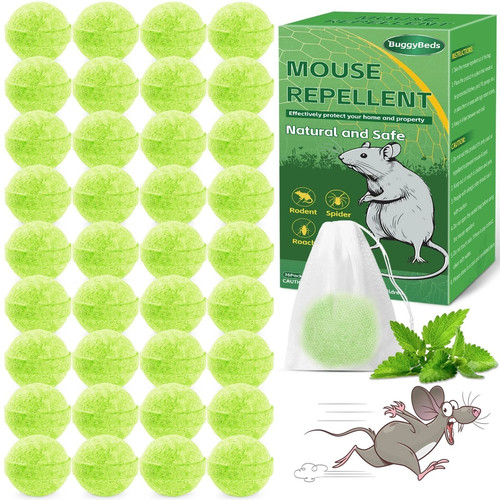 Rodent Mouse Repellent, 36 PCS Natural Rat Mice Repellant Indoor ...