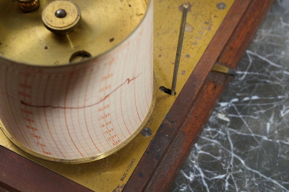 Geo & Henry Kahn San Francisco CA Antique Marine Thermograph Scientific ...