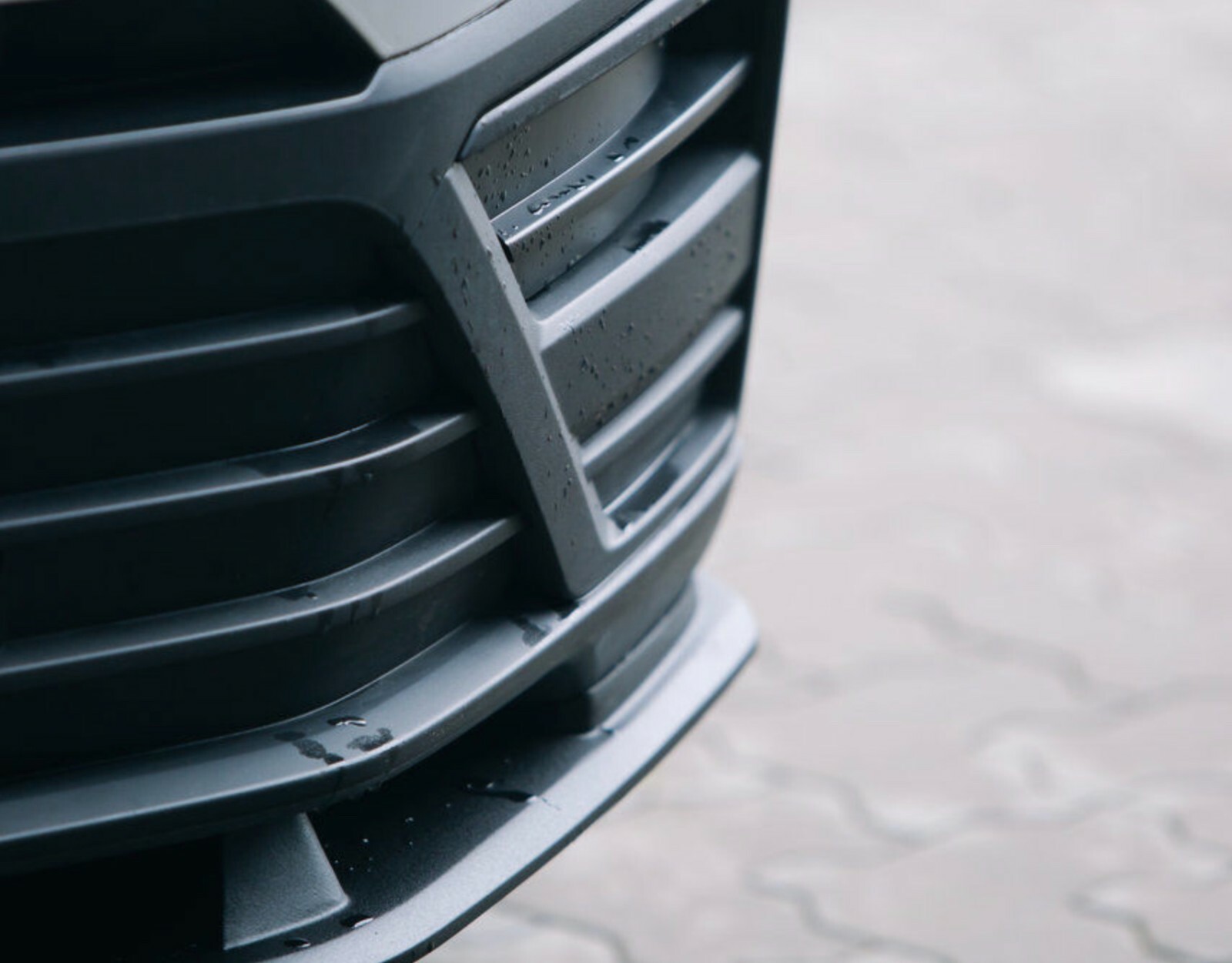 For VW Crafter and MAN TGE front bumper lower splitter lip addon r line ...