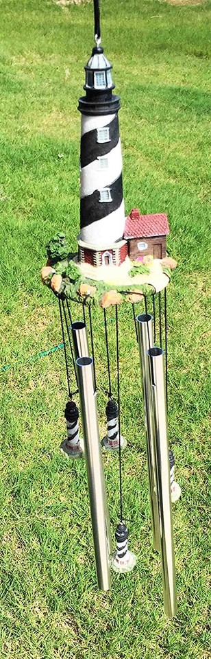 Cape Hatteras Lighthouse Nautical Beacon Resonant Relaxing Wind Chime ...