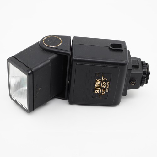 Sunpak Auto 433 D Dedicated swivel Flash for Olympus Film cameras ...