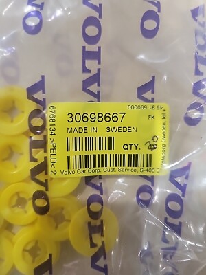 20 Pcs For Volvo Fender-Flare Clip Yellow 30698667 C30 2008-2013 | eBay