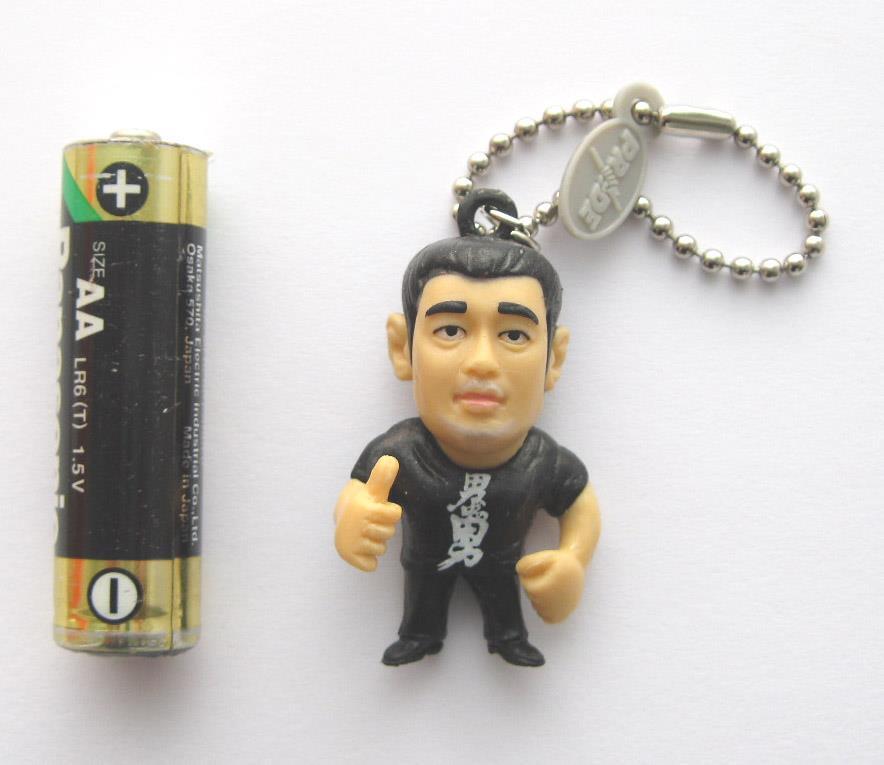 NOBUHIKO TAKADA key chain toy Figure UFC PRIDE JAPAN MMA DOLL UWF NJPW ...