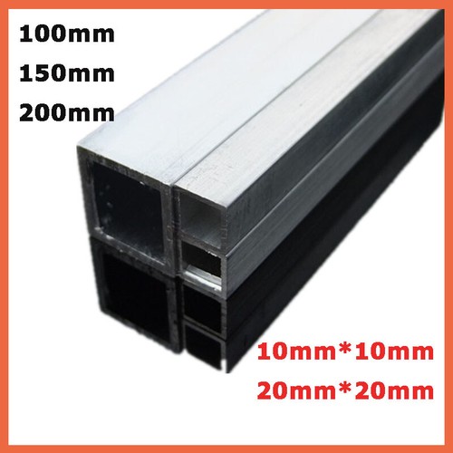 Aluminium Square Box Section Tube 10mm*10mm 20mm*20mm Length 100mm ...