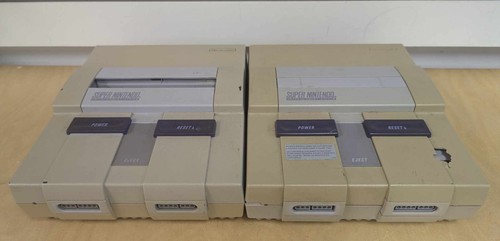 Lot of 2 Broken Super Nintendo SNES Systems SOLD AS IS For Parts or ...