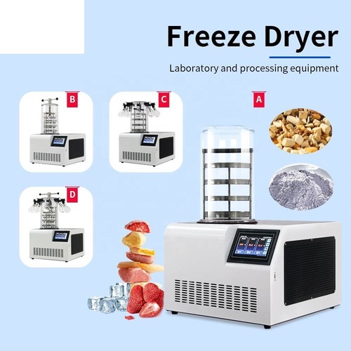 Laboratory Home Use Vertical Desktop Vacuum Freeze Dryer Lyophiliser ...