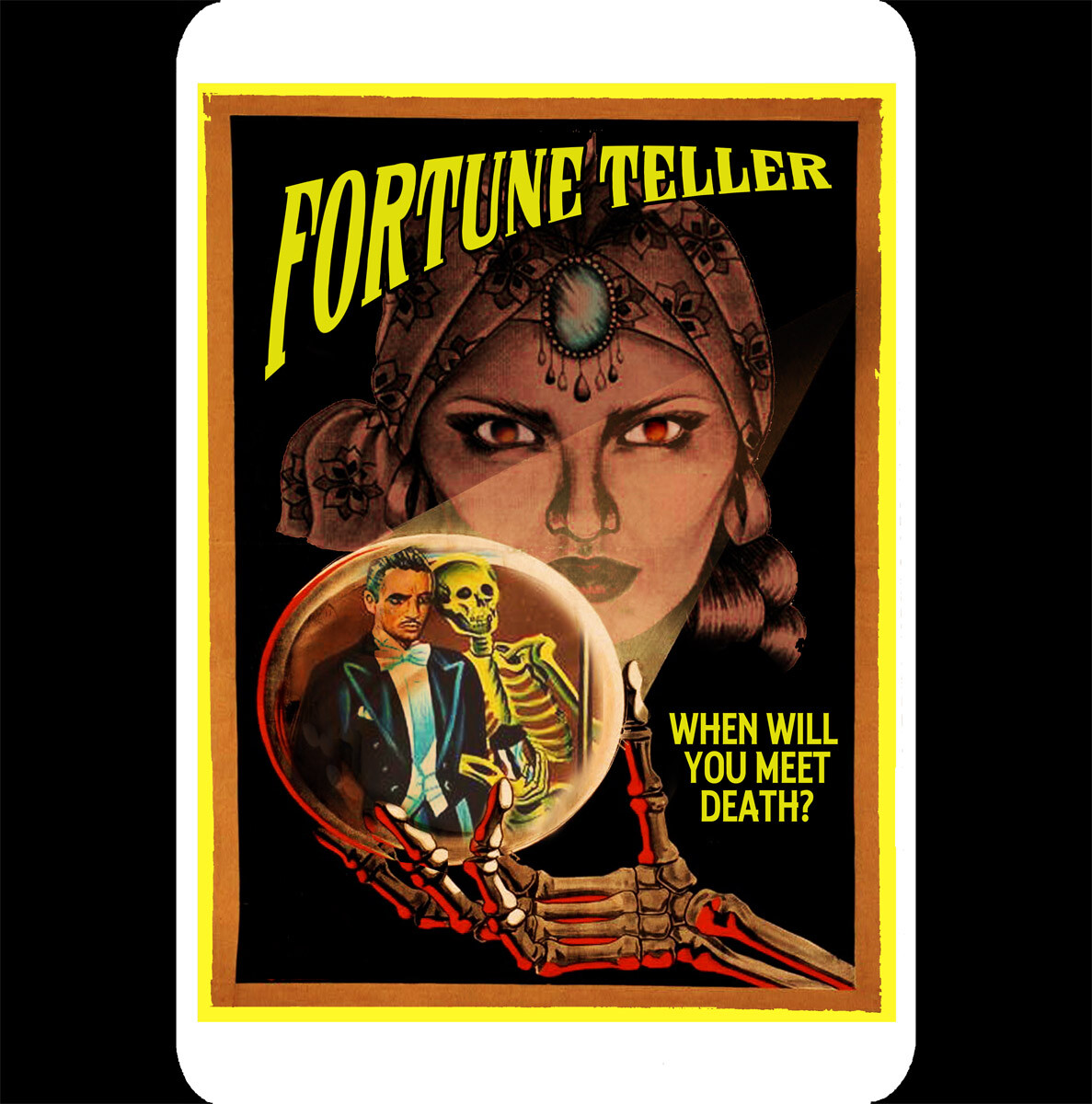 Gypsy Fortune Teller Sign