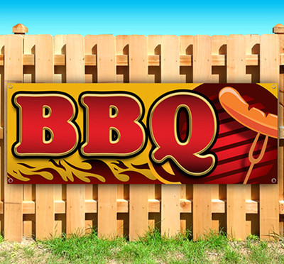 BBQ Advertising Vinyl Banner Flag Sign Many Sizes Available USA | eBay