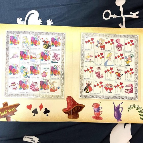 Alice In Mysterious Land Stamp Sheet Set Disney | eBay