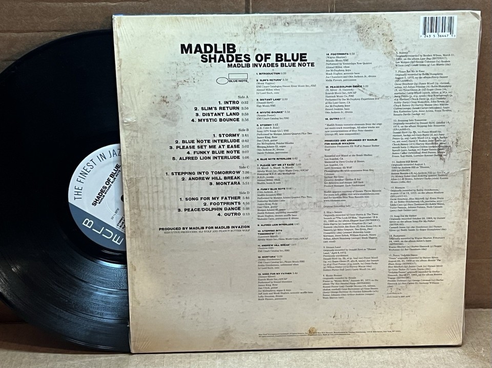 Madlib-Shades of Blue-Blue Note 2xLp NM In Shrink ‘03 US OG Like New | eBay