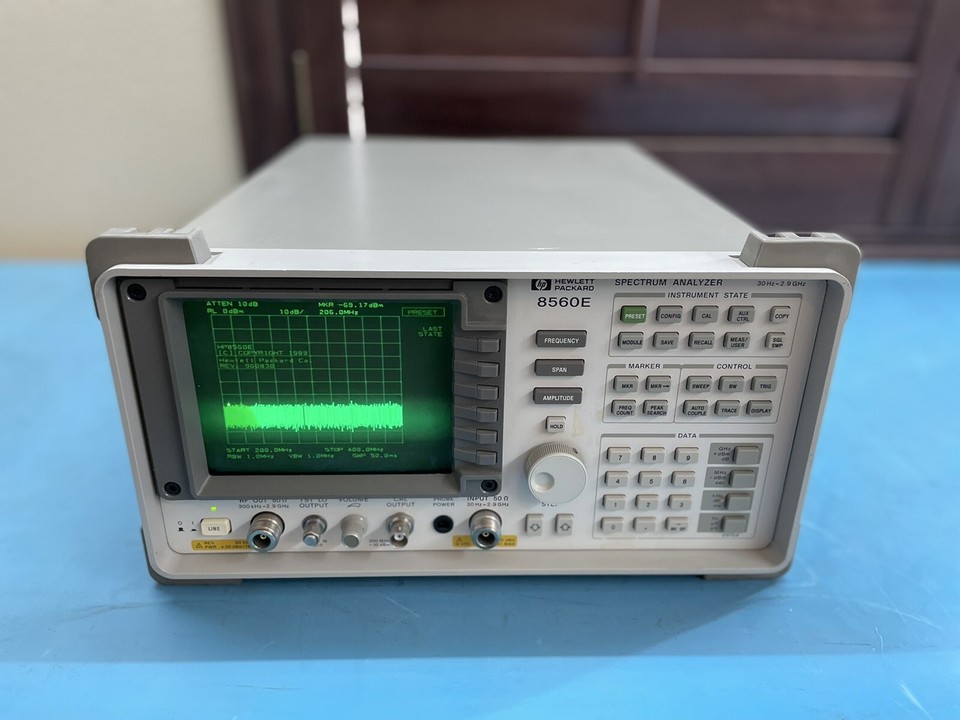 HP Agilent 8560E Spectrum Analyzer 30Hz to 2.9 GHz w/ TG Calibrated opt ...