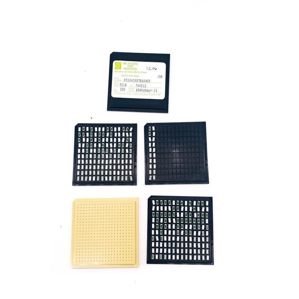 Pack of State of the Art D55342K07B604ER Thick Film Chip Resistors MIL ...