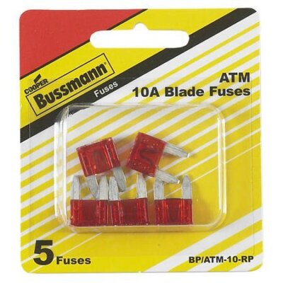 Bussmann ATM 10A Blade Fuses (BP/ATM-10-RP) | eBay
