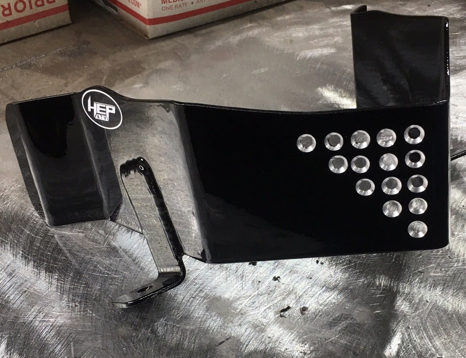 Kawasaki KFX 450 R HEPATV aluminum front nose guard - electronics ...