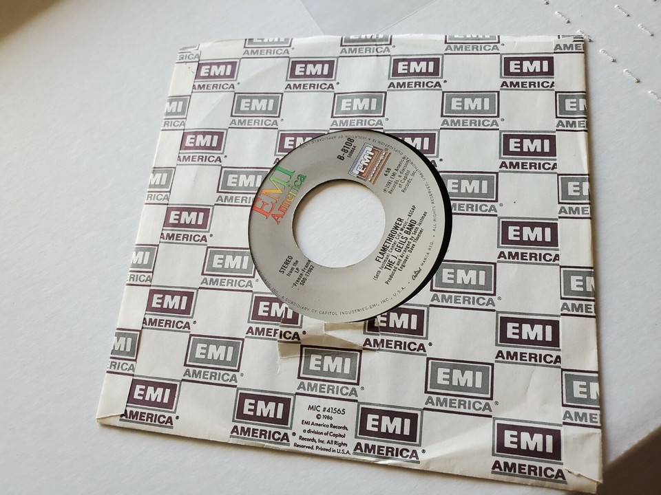 THE J. GEILS BAND - Freeze Frame / Flamethrower 1981 POP ROCK EMI 7" ex ...