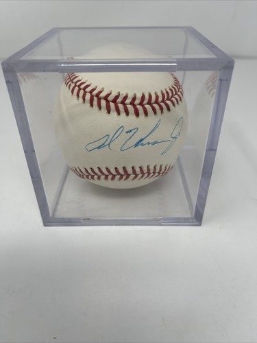 Al Unser Jr Signed Rawlings Baseball Autographed NASCAR Racing In ...