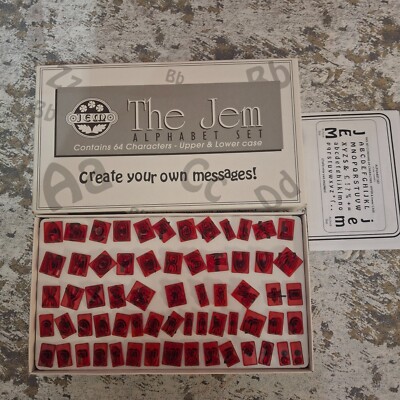 Jem Cutters Alphabet Set Cake Decorating Upper & Lower Case Letters 43 ...