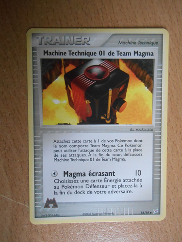 Carte Pokémon Machine technique 01 de Team Magma 84/95 (Team Magma vs ...