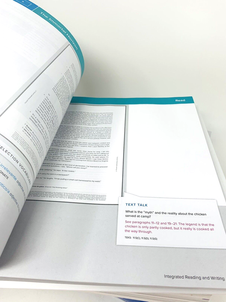 11 Study Sync StudySync Teacher Resource Reading Writing Student ...