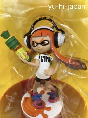 Splatoon INKLING Statue Figure & Grand Festival Wristband Set ...