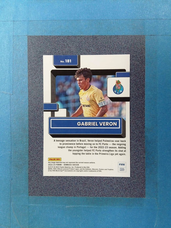FB23) 2022-23 Optic GABRIEL VERON Rated Rookie #181 FC Porto-B | eBay