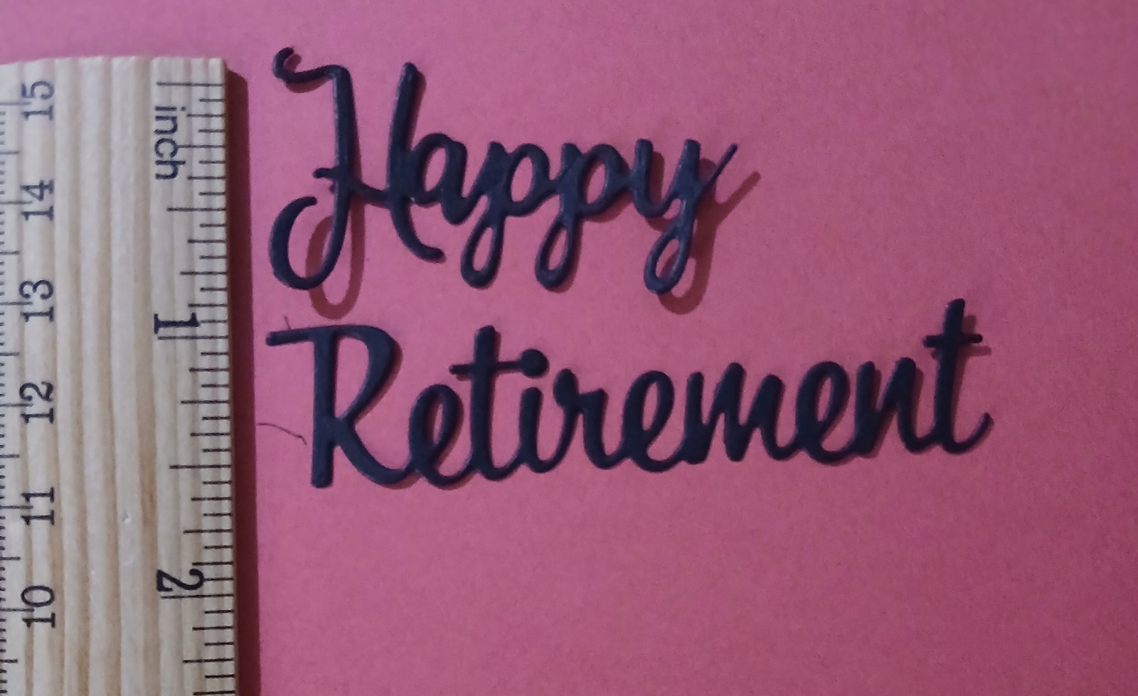 "Happy Retirement" Paper Die Cuts For Cardmaking ~ 8 Sets | eBay