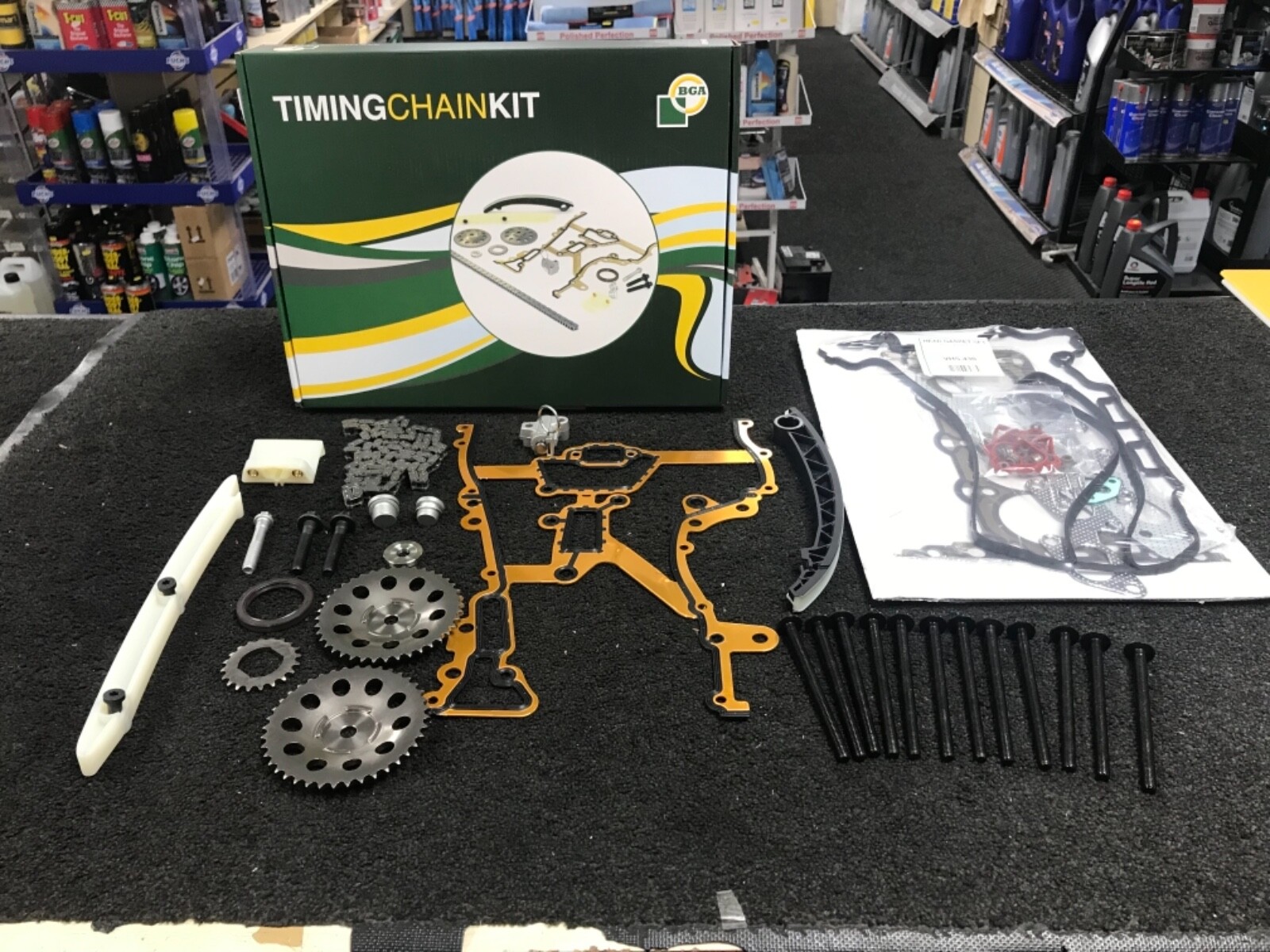 FOR VAUXHALL CORSA 1.2 1.4 Z12XEP Z14XEP HEAD GASKET SET BOLT TIMING ...