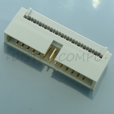 Connecteur HE10 26 points male à sertir câble plat 2.54mm | eBay