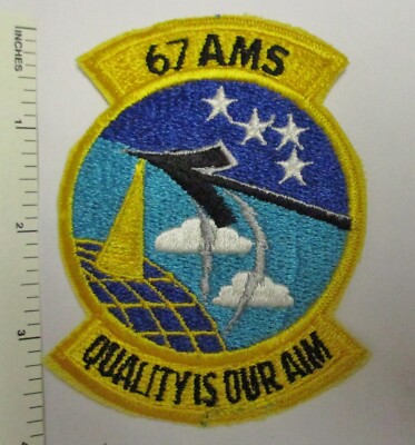 US AIR FORCE 67th AMS SQUADRON PATCH Original Vintage | eBay
