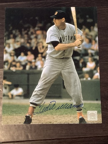 Ted Williams Autographed Signed 8x10 Photo.HOF. With COA | eBay