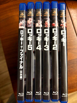 Rocky Blu-ray 6 Film Collection Set Rocky I II III IV V Balboa Near ...