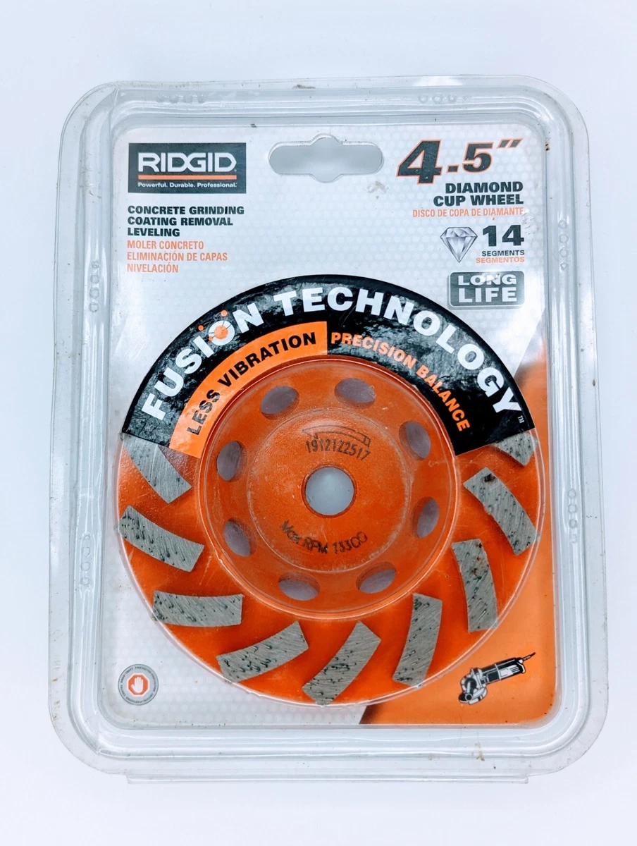 RIDGID 7 DIAMOND Cup Grinding Wheel 12 Segments PicClick, 56% OFF