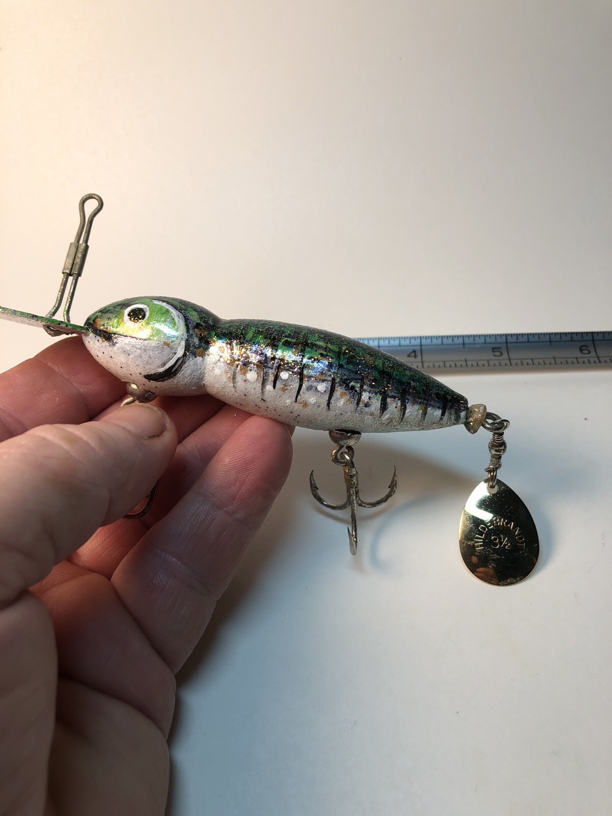 Vintage Lot A Custom Painted Hellbender Whopper Stopper Crankbait ...