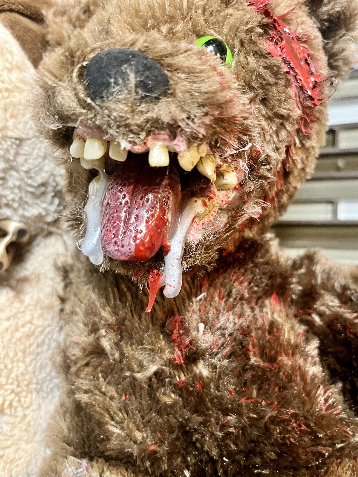 OOAK HORROR CREEPY Bears Conjoined Jekyll/Hyde Halloweenprop,, Ugly ...