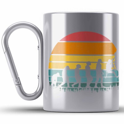 Trendation - Klettern Bergsteigen Geschenk Karabiner-Tasse Edelstahl ...